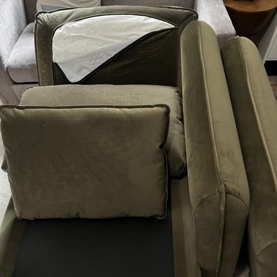Haven Modular French Seam Corner Sofa: Upholstered Wood Frame, 1-piece ...