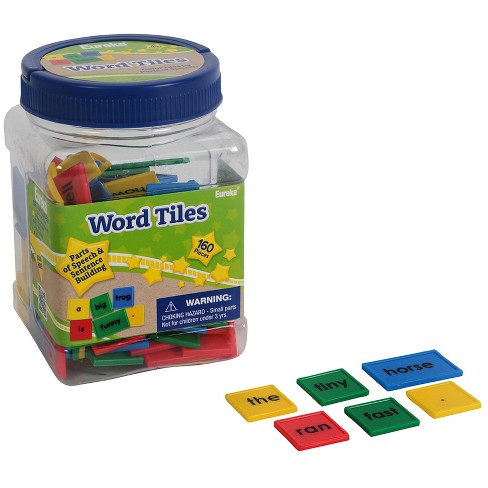 Eureka Tub Of Word Tiles : Target