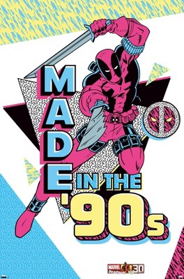Trends International Marvel Comics - Deadpool - Made In the 90's Framed ...