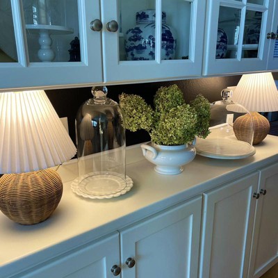 Natural Wicker Table Lamp Brown - Threshold™ Designed With Studio Mcgee ...