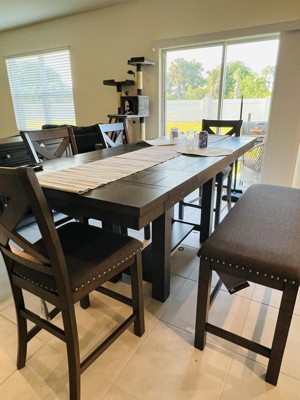 Moriville Rectangular Extendable Dining Table Brown - Signature Design ...