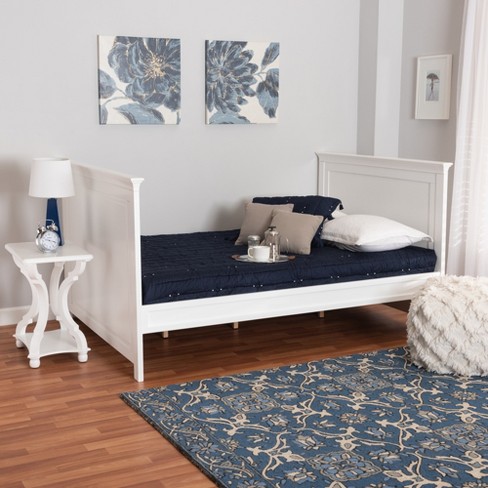 Baxton Studio Ceri Classic And Traditional White Finished Wood Full ...