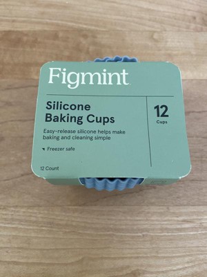 12ct Silicone Baking Cups Blue - Figmint™ : Target