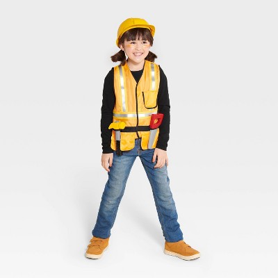 Dress Up America Construction Worker Role-play And Dress-up Set For ...