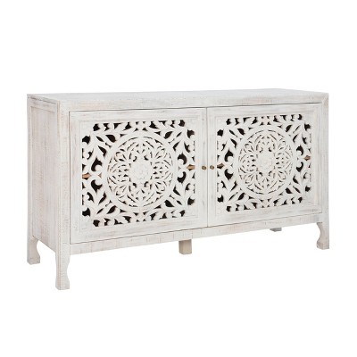 Heady 2 Door Carved Cabinet - Powell Company : Target