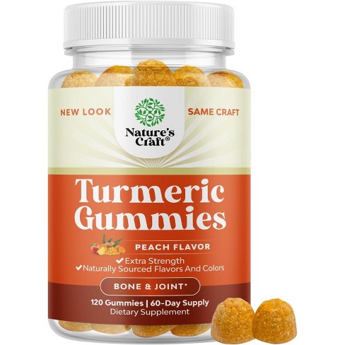 Turmeric Gummies, Extra Strength Joint Support Gummies With Turmeric ...