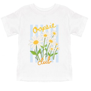 - Toddler Short Sleeve Graphic T-Shirt - Oopsie Daisy Club Stripes : Target