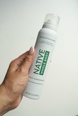 Native Deodorant & Body Spray for Men & Women - Eucalyptus & Mint - Aluminum Free - 3.5oz : Target