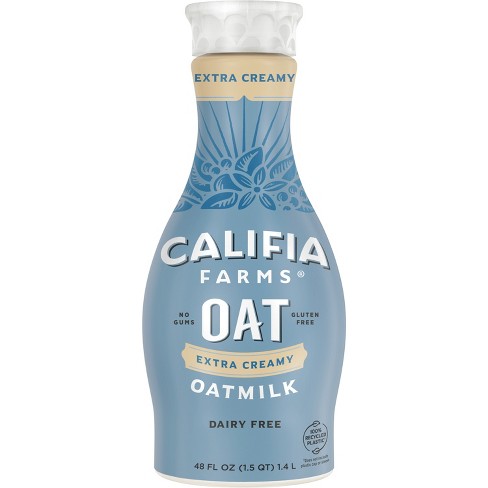 Califia Farms Extra Creamy Oat Milk - 48 Fl Oz : Target