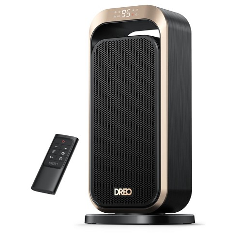 Dreo Solaris Indoor Space Heater Black: Portable Ceramic Tower Heater ...