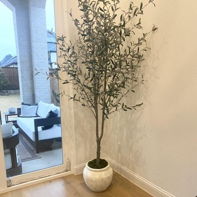 93" Artificial Olive Tree - Threshold™ Designed With Studio Mcgee : Target
