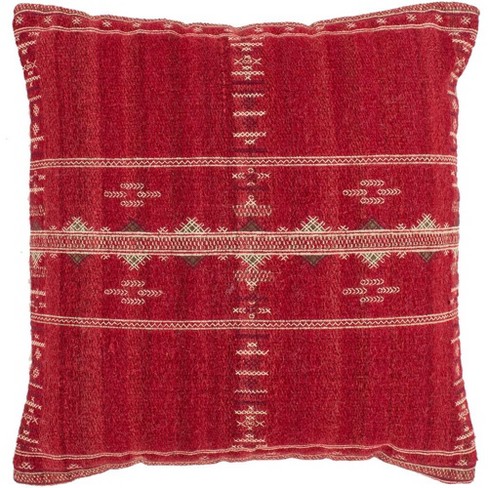 Mark & Day Frankhuis Global Bright Red Throw Pillow : Target