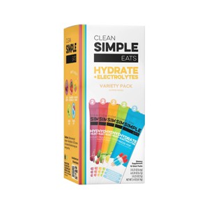 Clean Simple Eats Hydrate + Electrolytes Variety Pack Electrolyte ...