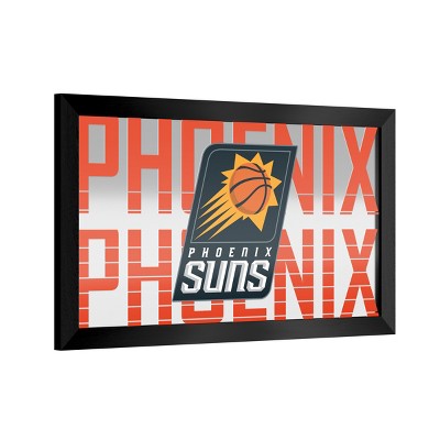 New York Knicks Hardwood Classics Black Framed Bar Mirror By Trademark ...