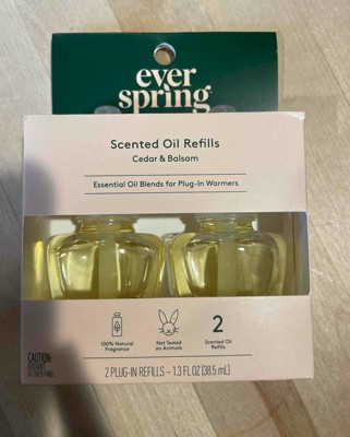 Scented Oil Refill Air Freshener - Cedar & Balsam - 1.3 Fl Oz/2pk ...