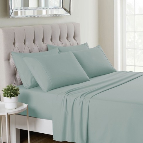 Split King 7 Piece Sheet Set, Deluxe Ultra Soft 1500 Series, Double ...