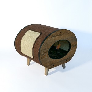 Two by Two A multi-level Cat Activity Play Set | Enclosed Cat Furniture ...