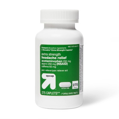 Acetaminophen & Aspirin (nsaid) Added-strength Pain Reliever Caplets ...