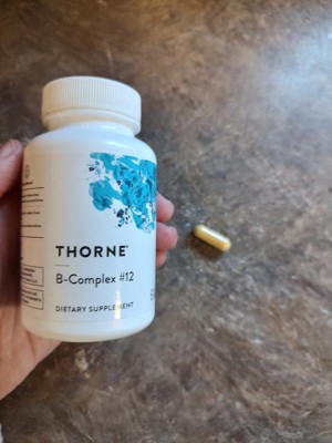 Thorne B-complex #12 - Vitamin B Complex With Active B12 And Folate ...