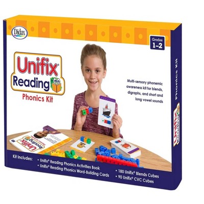 Didax Unifix Reading Phonics Activity Kit, Grades 1 To 2 : Target
