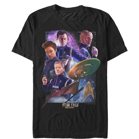 Men's Star Trek: Discovery Space Crew Group Shot T-shirt - Black ...