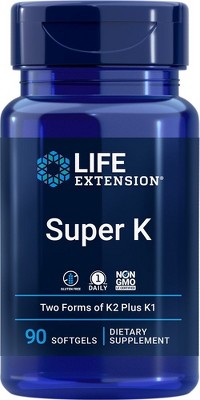 Super K With Two Form Of K2 Plus K1 By Life Extension - 90 Softgel : Target