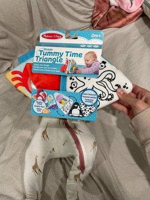 Melissa & Doug Tummy Time Triangle Baby Learning Toy - Ocean : Target