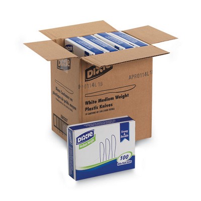 Dixie Plastic Cutlery, Heavy Mediumweight Knife, 1,000/carton : Target