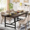 Tribesigns 70 Inches Dining Table For 6 People, Grey : Target