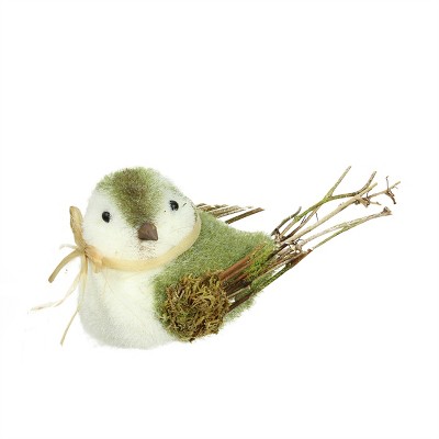 Uniquewise Modern Accent Table Decor Ceramic Gold Bird Figurine Statue ...