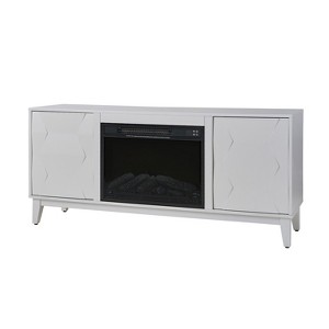Lucy Traditional 58" Media Console Tv Stand For Tvs Up To 55" With ...