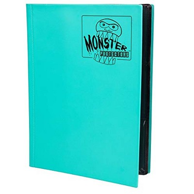 Monster Binder - 4 Pocket Trading Card Album - Matte Black - Holds 160 ...