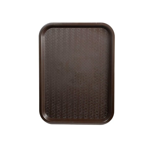 Winco Cafeteria Fast Food Tray, Plastic, Brown, 12" X 16" : Target