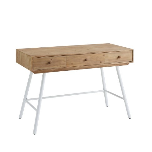 Cailan 3 Drawer Desk - Linon : Target
