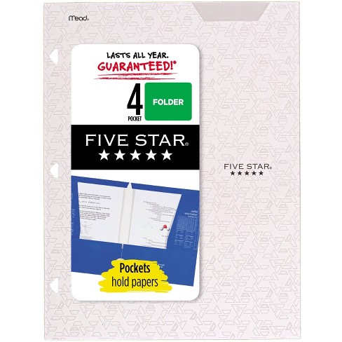Five Star 4 Pocket Paper Folder : Target
