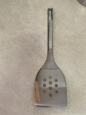 Stainless Steel Slotted Turner Silver - Figmint™: Metal Spatula for ...