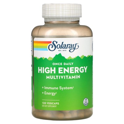 Solaray Once Daily High Energy Multivitamin, 120 Vegcaps : Target