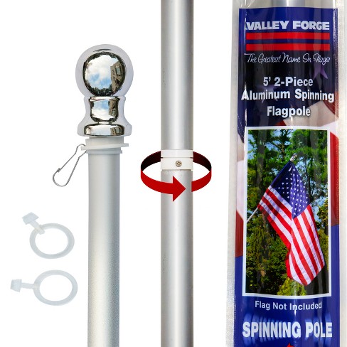 Valley Forge 60 In. L Aluminum Flag Pole Brushed : Target