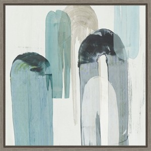 Amanti Art Blue Arches Ii By Tom Reeves Canvas Wall Art Print Framed 22 ...