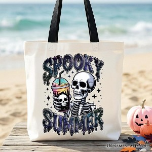 Spooky Summer Skeleton Tote Bag, Snarky Halloween Gift Shopper for ...