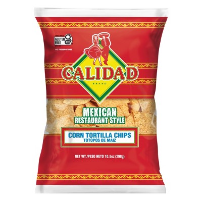 Calidad Mexican Restaurant Style Chips - 10.5oz : Target