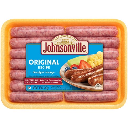 Johnsonville Original Recipe Breakfast Sausage - 12oz : Target