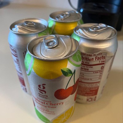 Tropical Cherry Sparkling Water - 8pk/12 Fl Oz Cans - Good & Gather™ : Target