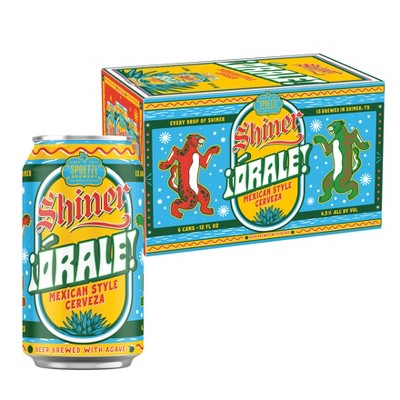 Shiner Orale! Mexican Style Cerveza - 6pk/12 Fl Oz Cans : Target