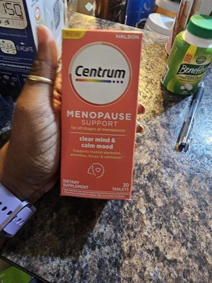 Centrum Menopause Support Clear Mind And Mood Vitamin Tablets - 30ct ...
