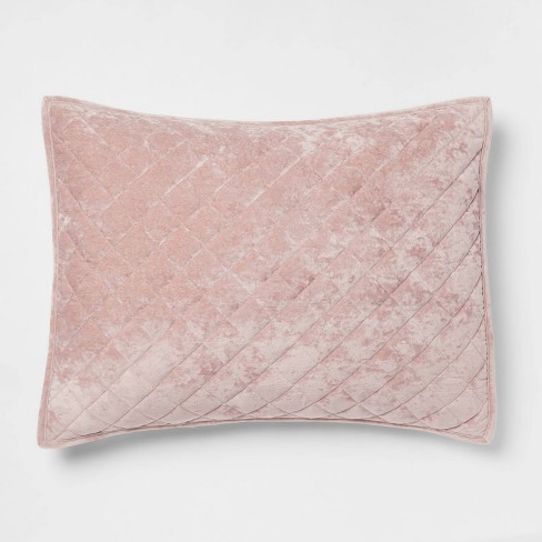 Luxe Diamond Stitch Velvet Quilt Sham - Threshold™ : Target