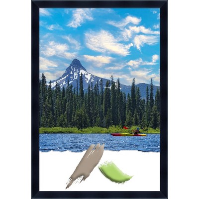 Amanti Art Madison Black Wood Picture Frame Opening Size 24x36 In. : Target