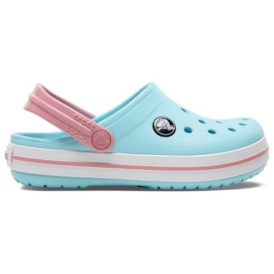 Crocs Toddler Crocband Clogs, C10, Ice Blue/white : Target