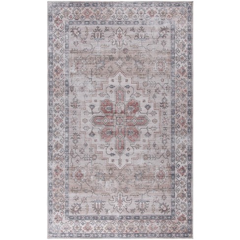 Arizona Arz243 Machine Made Loomed Area Rug - Sage/rust - 5'-0" X 8'-0 ...