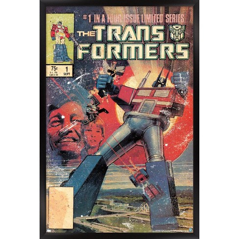 Trends International Hasbro Transformers - 1984 Comic Cover #1 Framed ...